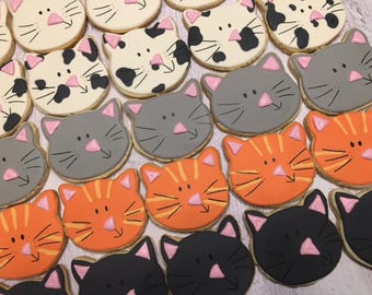 Cat cookies | Etsy