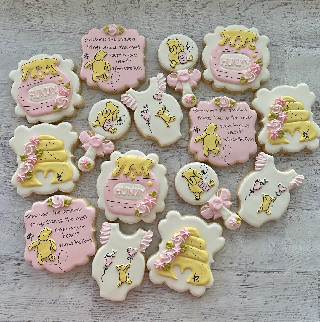 Winnie the Pooh Baby Shower Cookies - Etsy