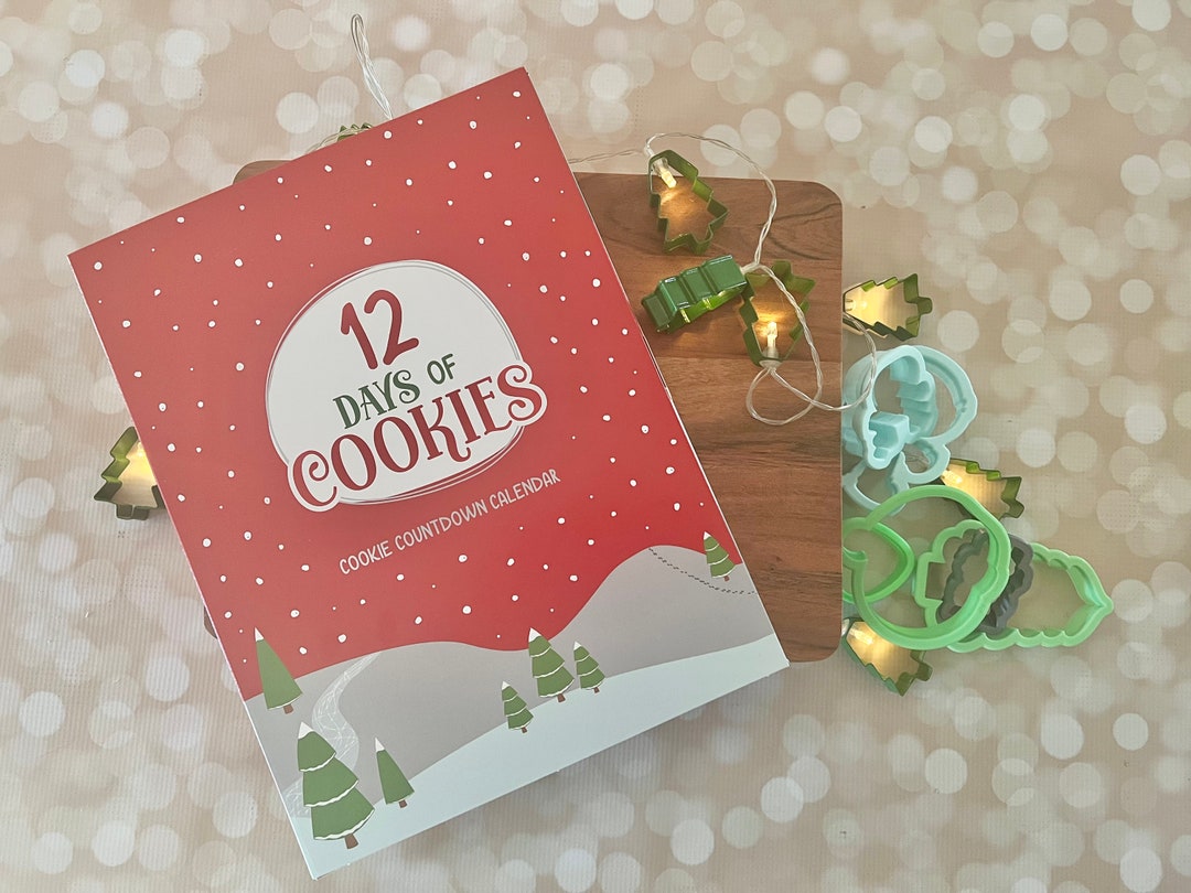 12 Days of Cookie Holiday Countdown Calendar - Etsy