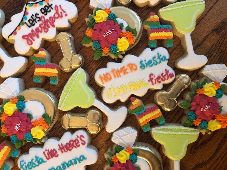 Final Fiesta Bachelorette Party cookies | Etsy