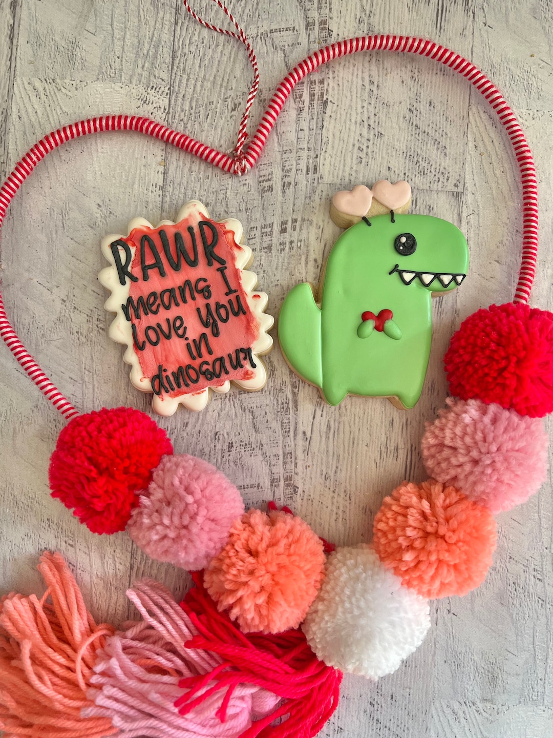Rawr Valentine Set - Etsy