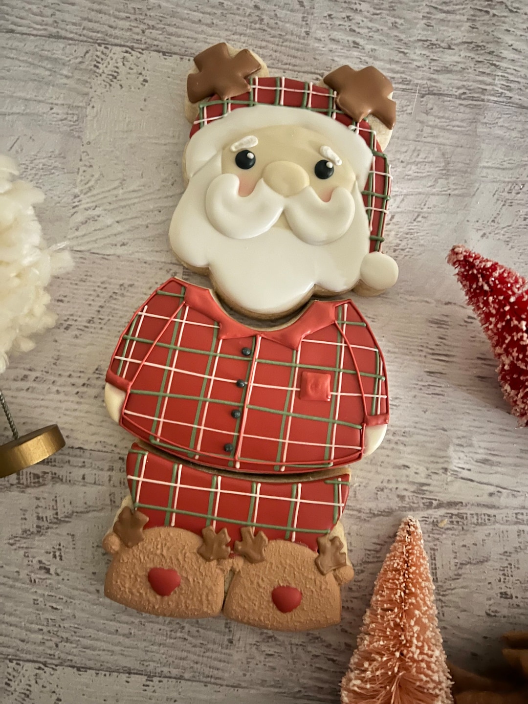Sleepy Santa Cookie Set - Etsy