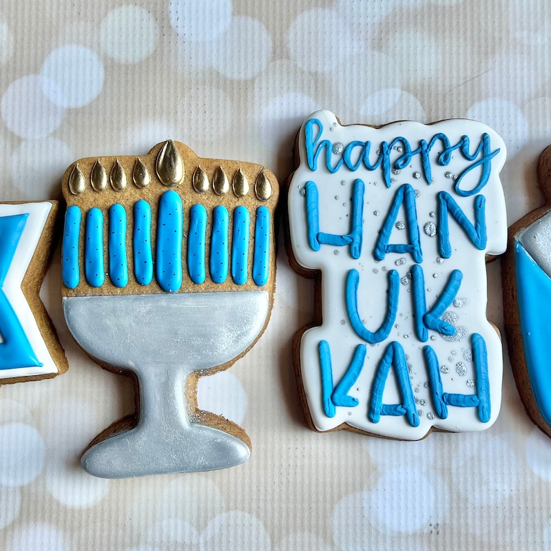 Hanukkah Cookie - Etsy