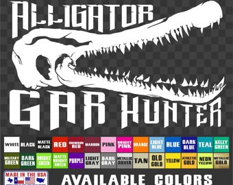 Alligator Gar Decal - Etsy