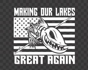 Bowfishing Sticker | Etsy