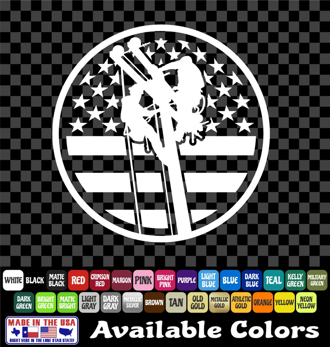 Lineman Storm Chaser Electrician DECAL Window Vinyl Decal - Etsy