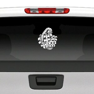 Hand Grenade Sticker Tactical Decal Heart Pineapple Military Fun Vinyl ...