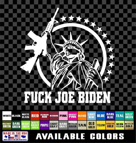 Statue of Liberty Machine Gun Patriot Let's Go Brandon | Etsy