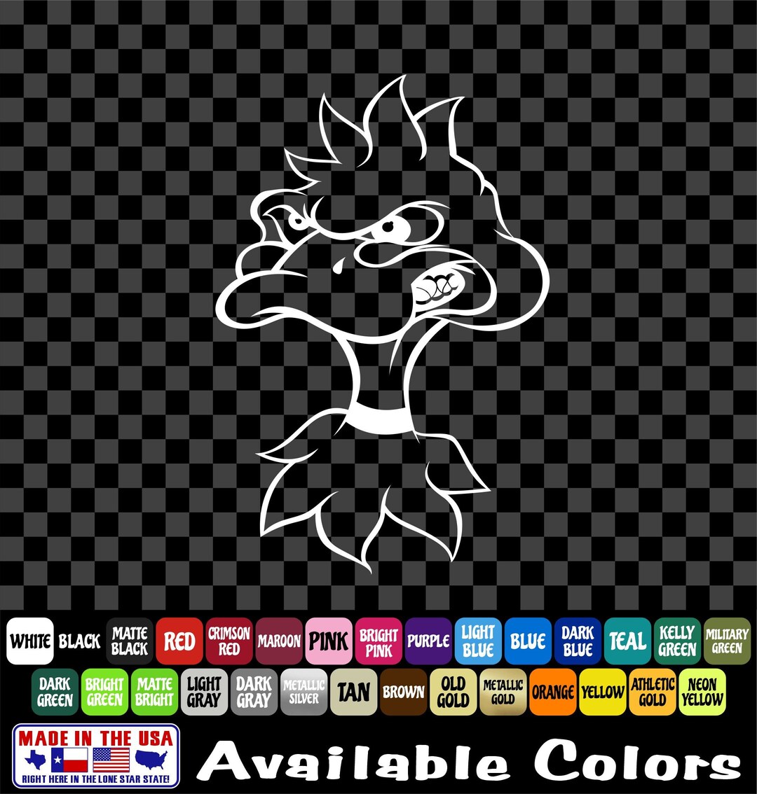 Angry Duck Head Sticker Mascot Hunting Birds Waterfowl Fun Vinyl Decal ...
