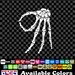 CIRCLE Hand Punch Game Sticker Skeleton Made You Look Gotcha Sneaky ...