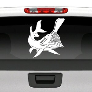 Spoonbill Paddlefish Snagging Decal Bowfishing Fishing River Fish Vinyl ...