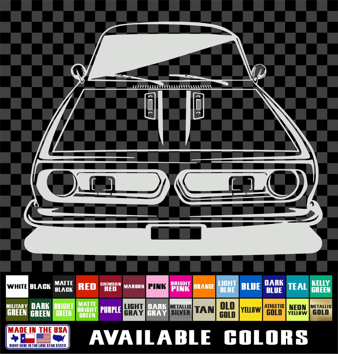 PLYMOUTH BARRACUDA CUDA Muscle Car Sticker Vinyl Decal - Etsy