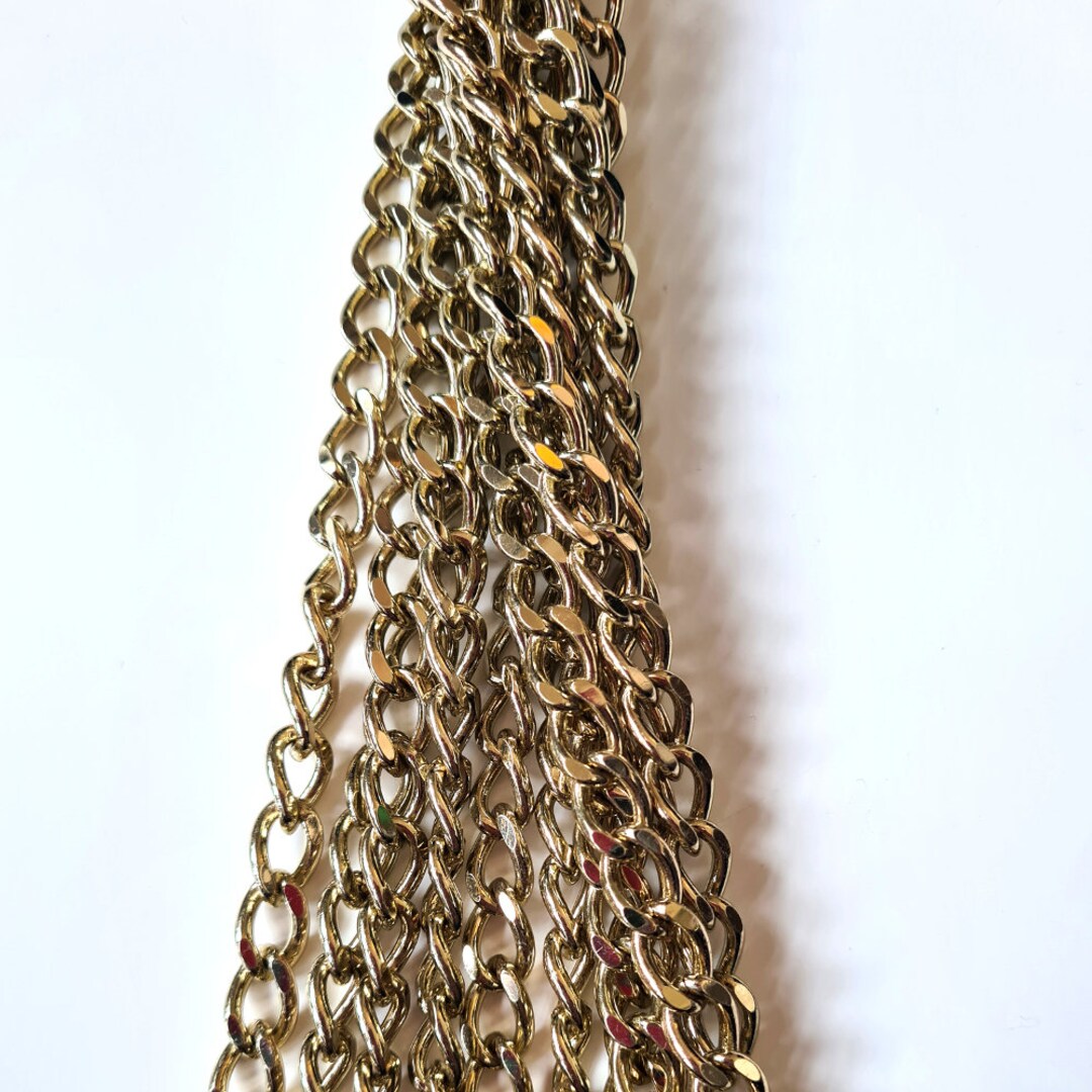 Gold 8mm Diamond Cut Curb Chain - Choose Length. - Etsy