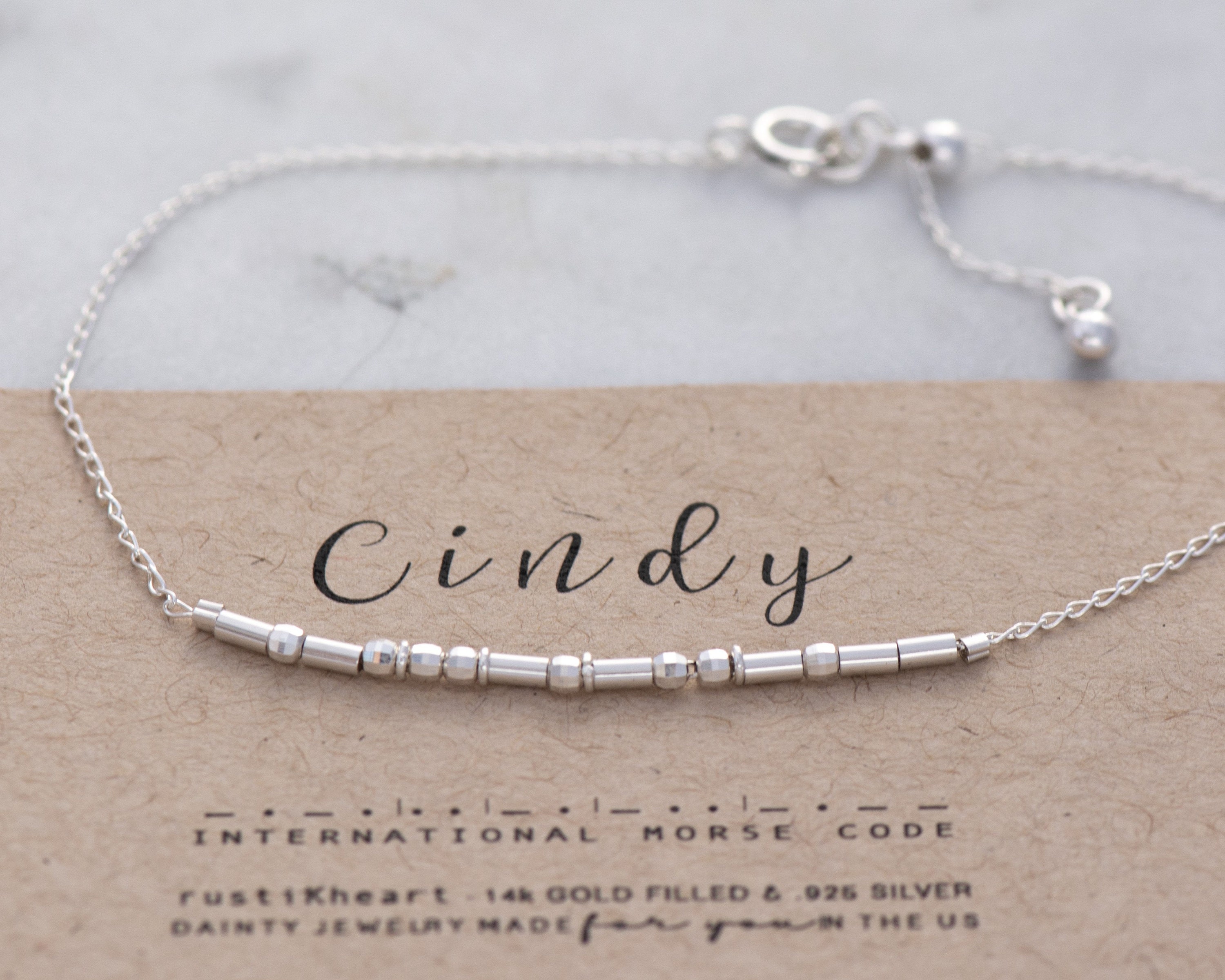 Morse Code Bestie Bracelet Best Friend T Bestie Morse Etsy