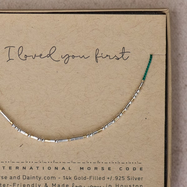 Morse Code I Love You Bracelets - Etsy