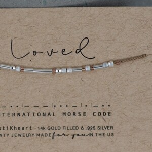 Bestie Morse Code Bracelet Bestie Gift Bracelet Sterling Silver ...