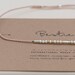 Bestie Morse Code Bracelet or Personalize With Any Custom Word in Morse ...