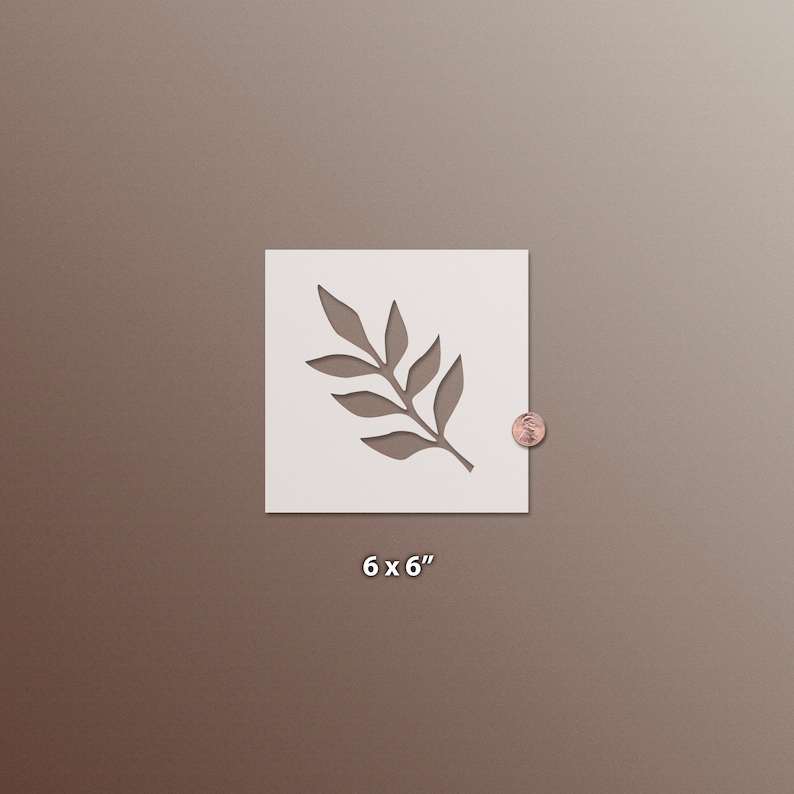 Leaf Clusters Stencil - Etsy