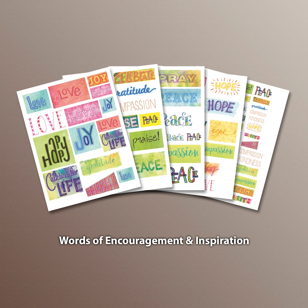 Encouraging Words, Digital Download - Etsy