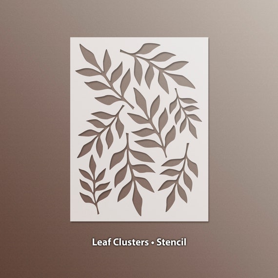 Simple Stencil Designs Leaf