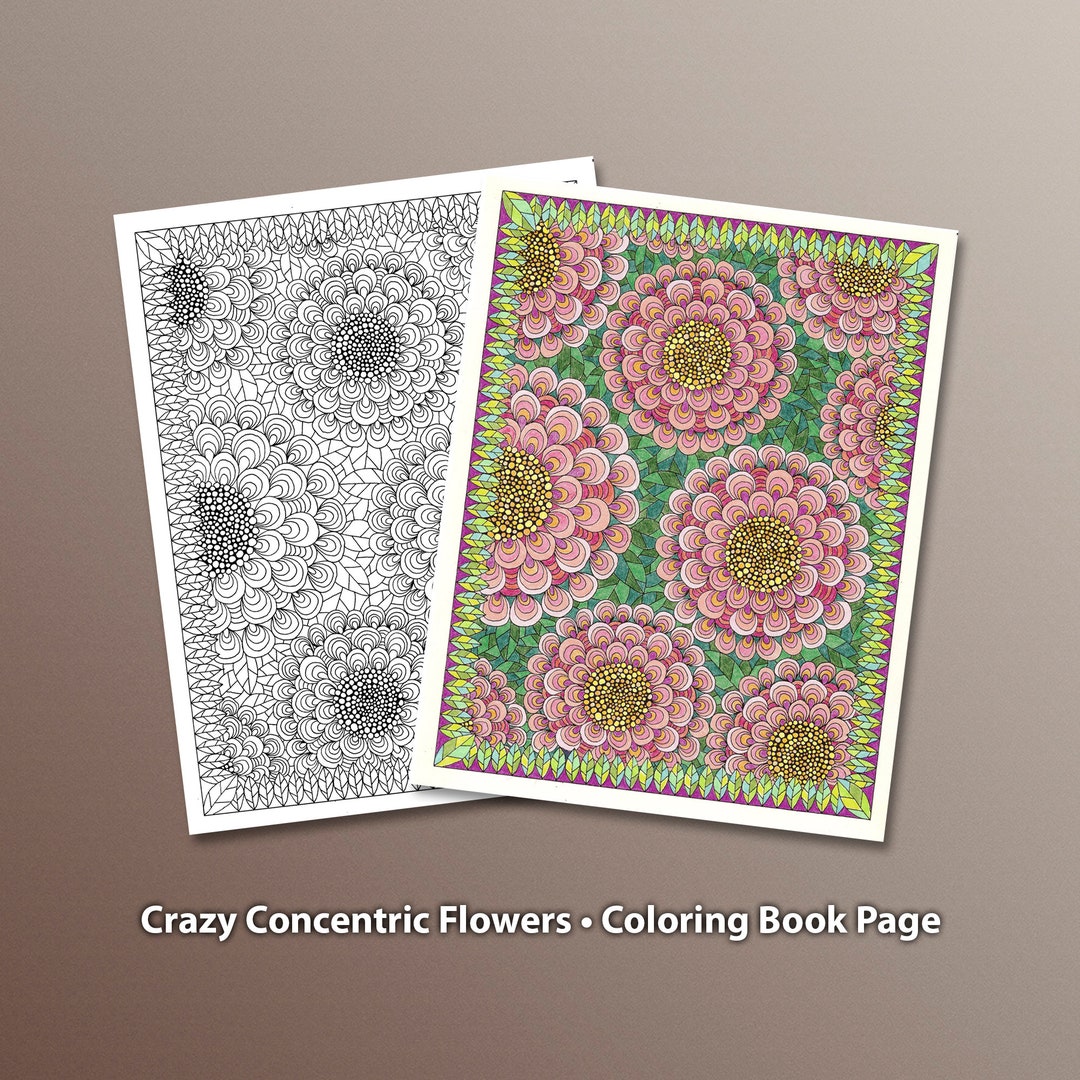 Coloring Book Page, Digital Download - Etsy