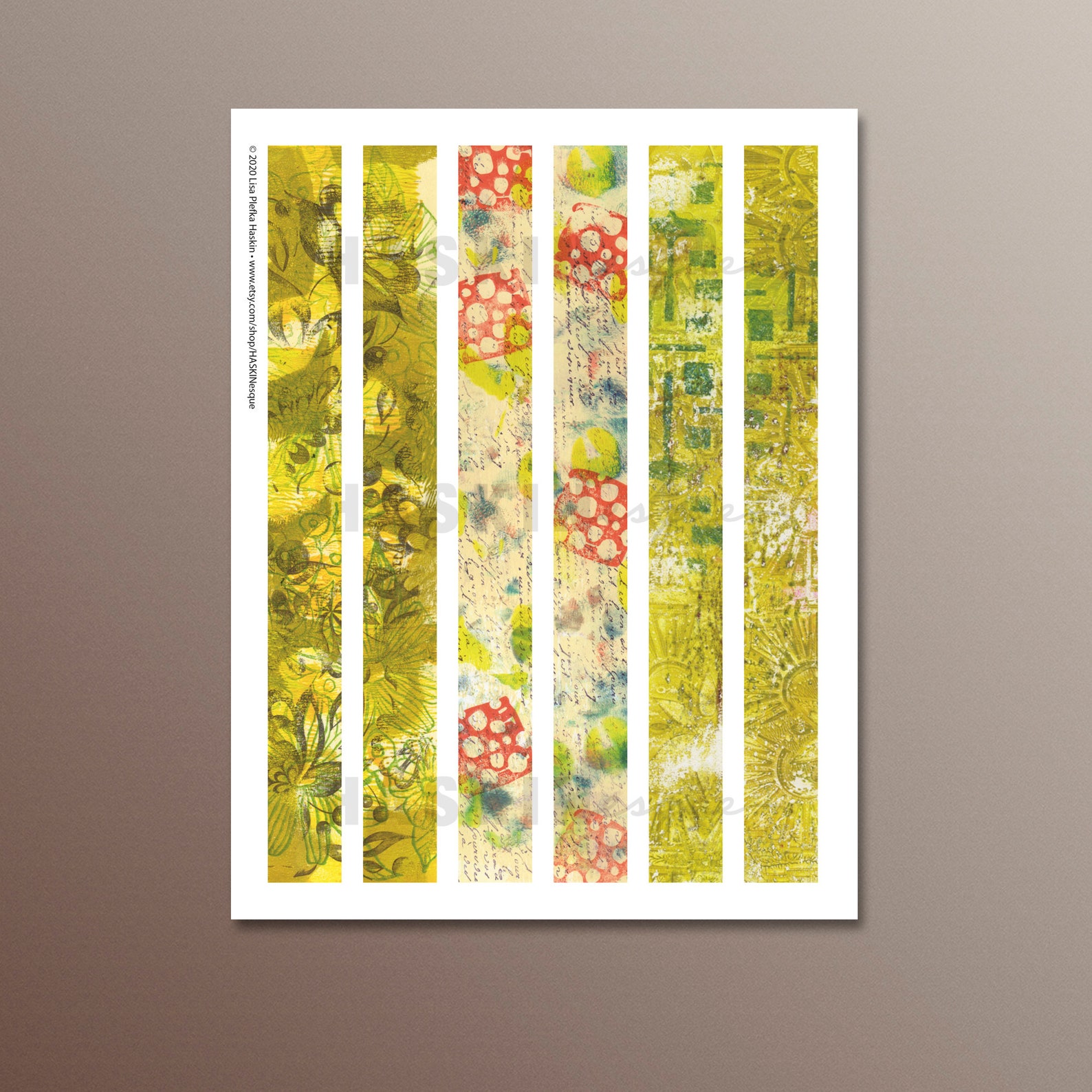 Collage Border Strips Digital Download - Etsy Singapore