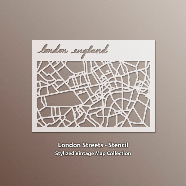 London Stencils - Etsy