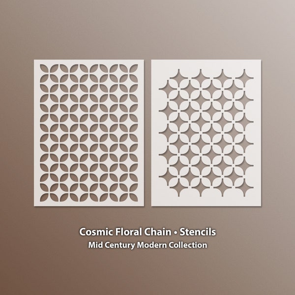 Mid Century Stencils - Etsy