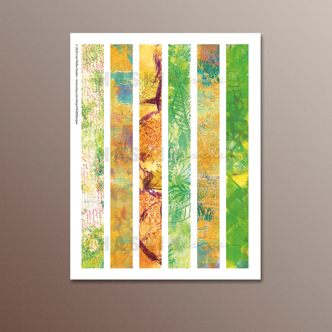 Collage Border Strips Digital Download - Etsy