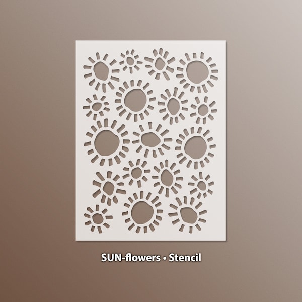 Sun Stencil - Etsy