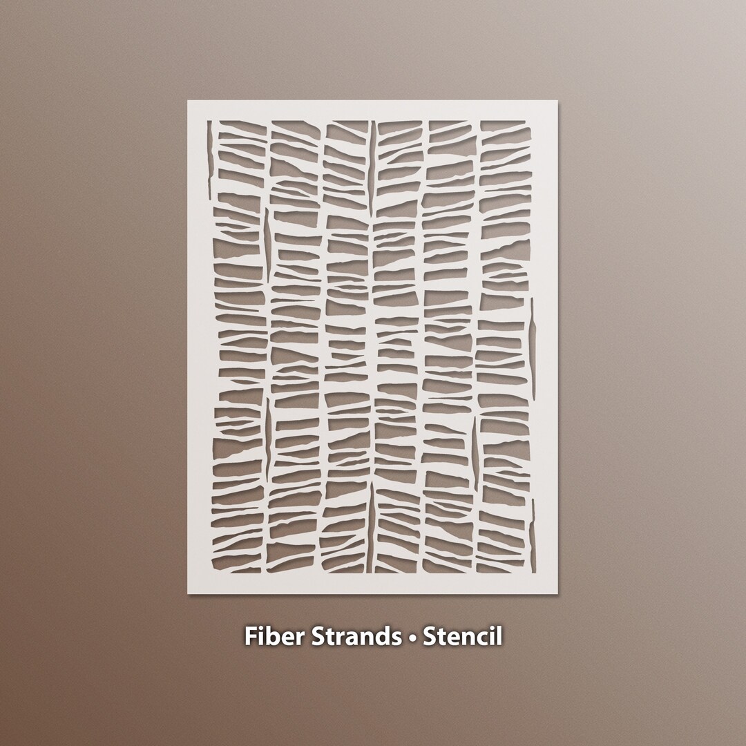 Fiber Strands Stencil - Etsy