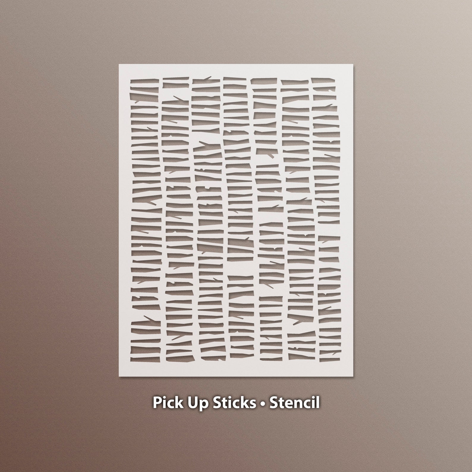 Pick up Sticks Stencil - Etsy