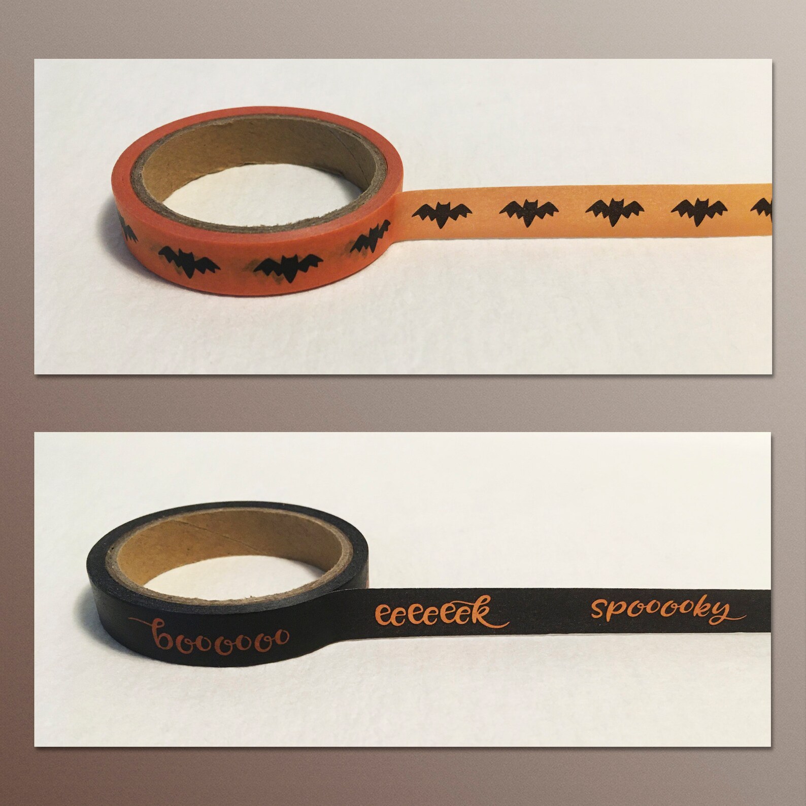 Spooky Halloween Washi Tapes Set of 8 - Etsy