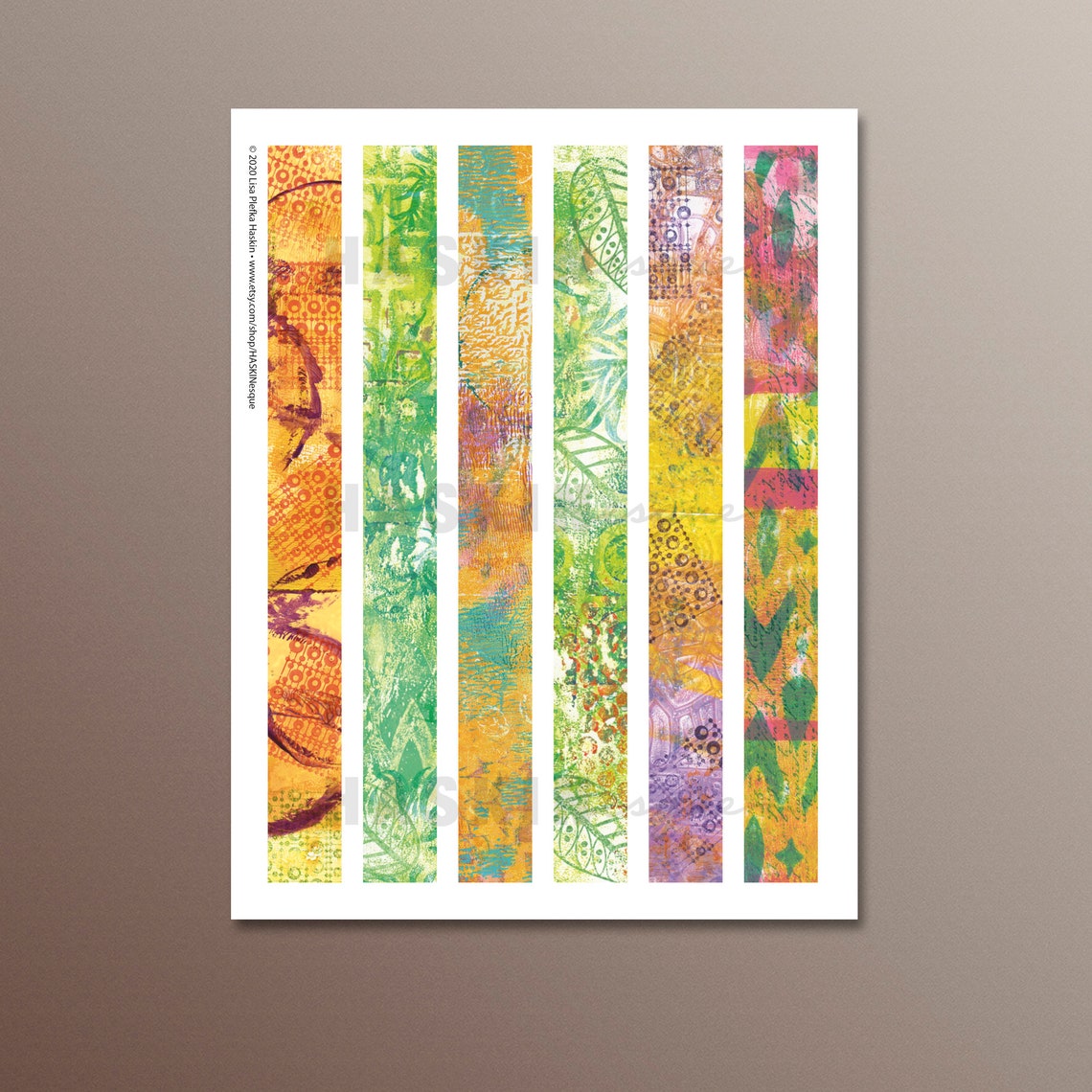 Collage Border Strips Digital Download - Etsy