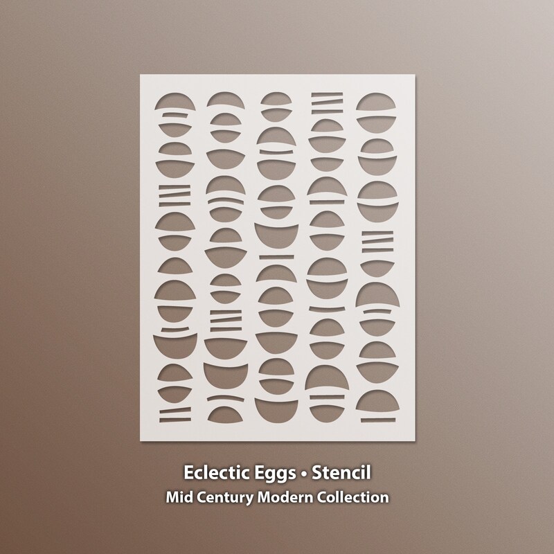 Modern Wall Stencil - Etsy