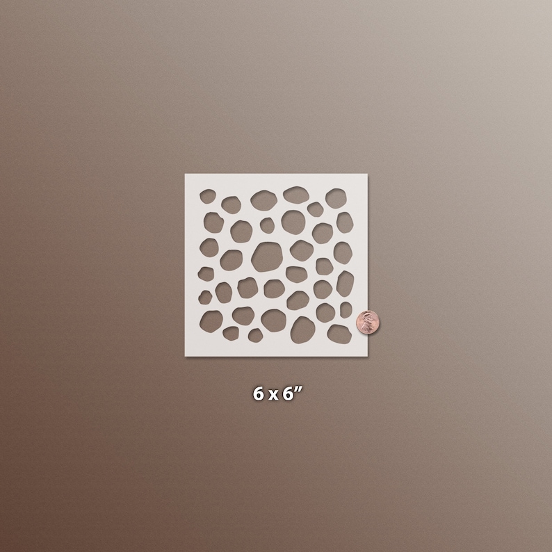 Pebble Path Stencil - Etsy