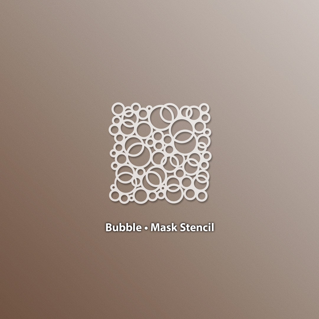 Bubble Mask Stencil - Etsy