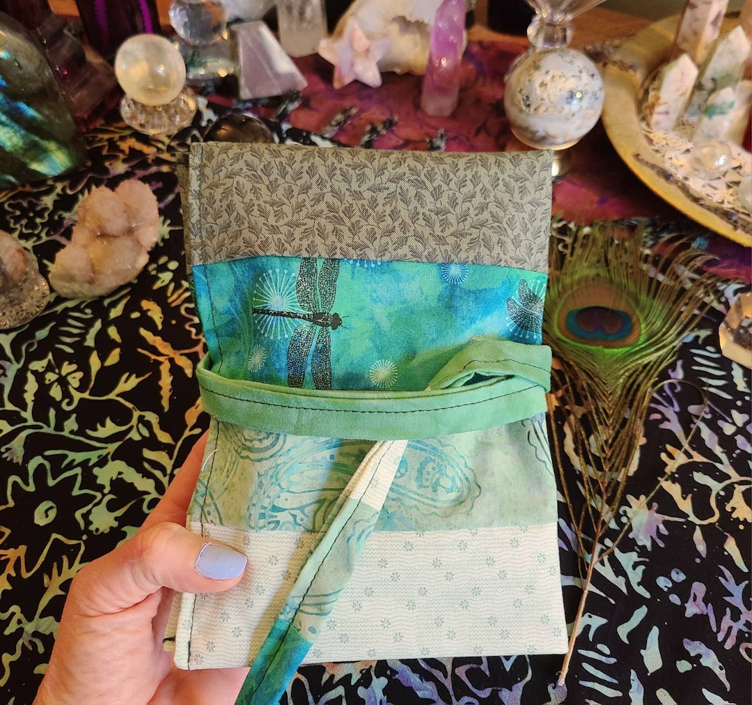 Dragonfly Tarot Deck Wrap Pouch Altar Reading Cloth, Oracle Pouch, Rune ...