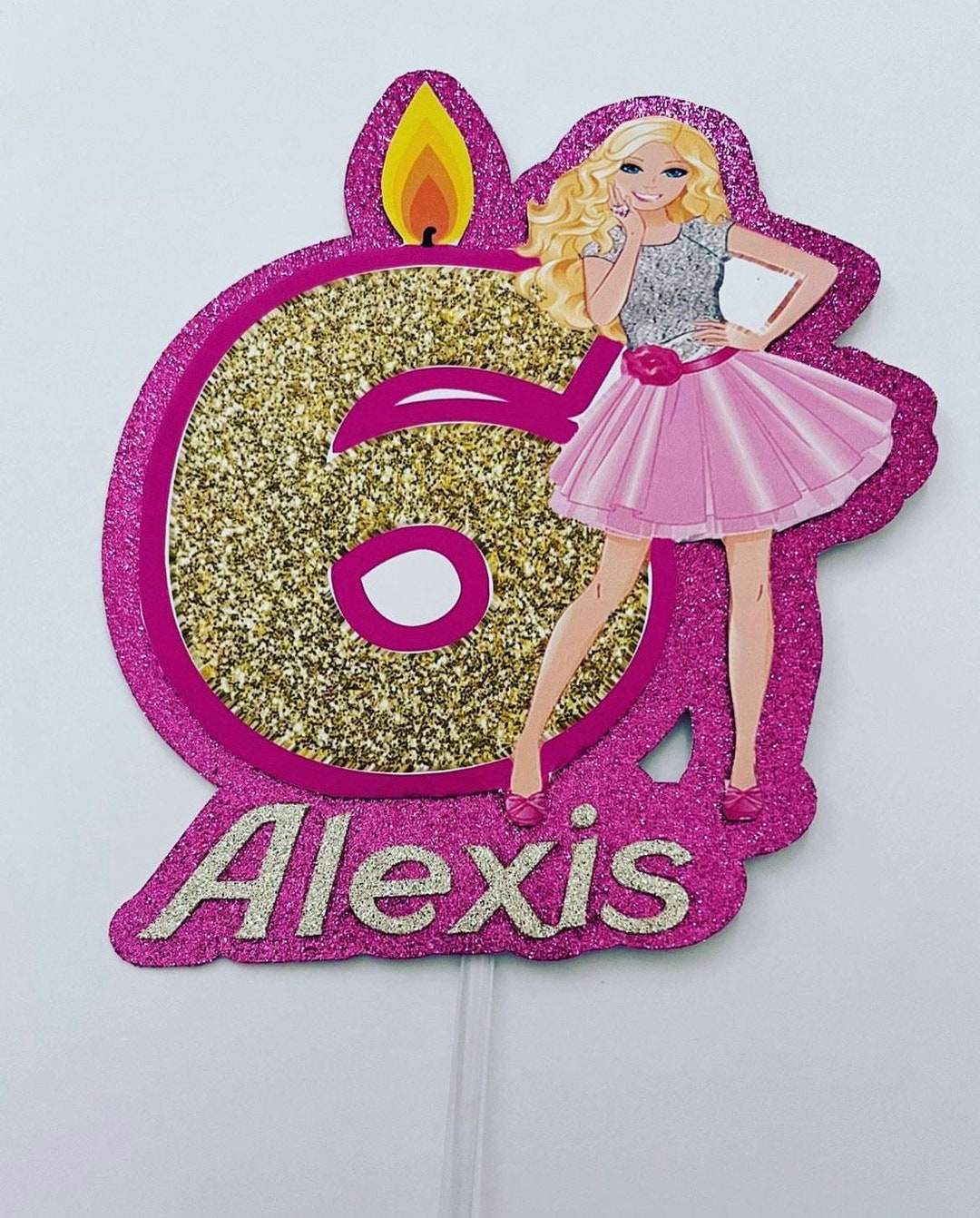 Barbie Style Cake Topper - Etsy