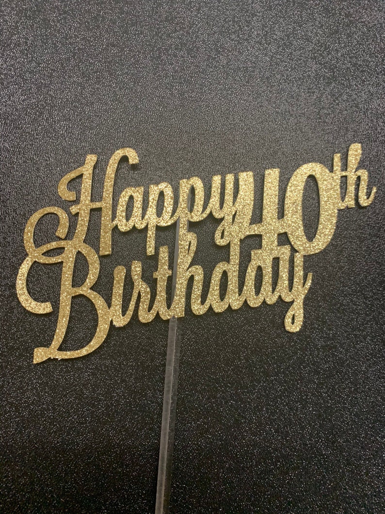 Happy 40th Birthday DIGITAL DOWNLOAD SVG Cutting File - Etsy Ireland