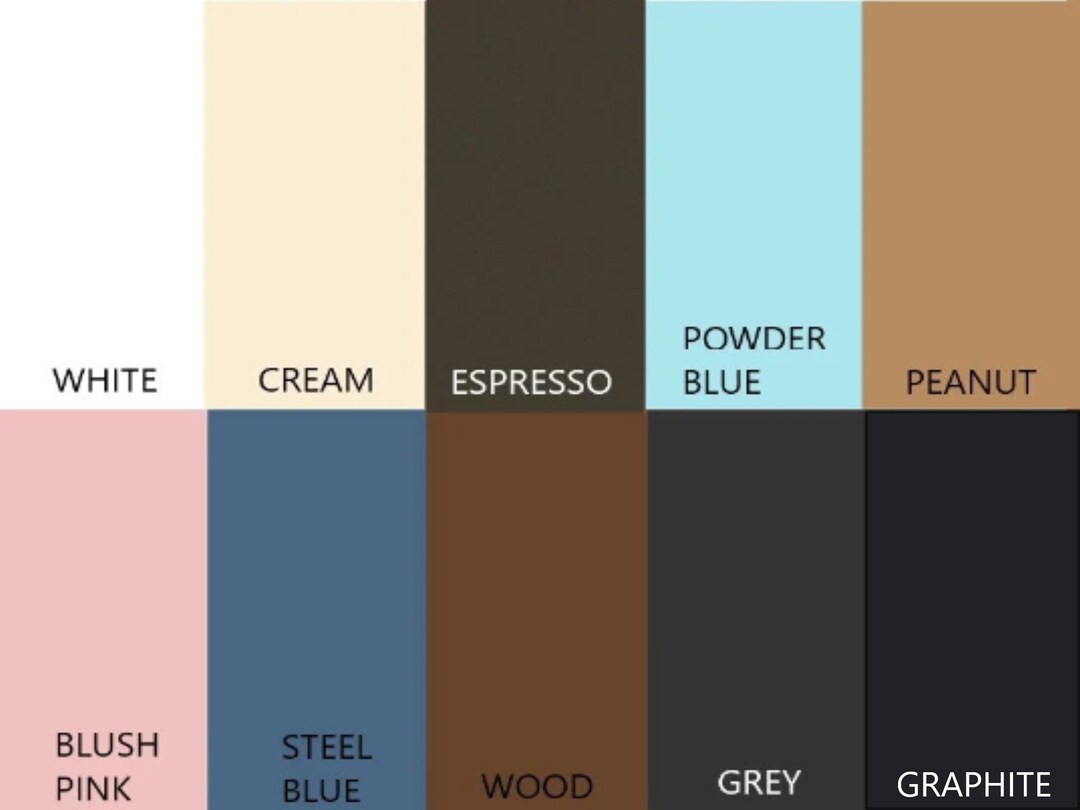 PILLOW'S COLOR CHART. for Choosing Color Purpose Only. Please, Don't ...