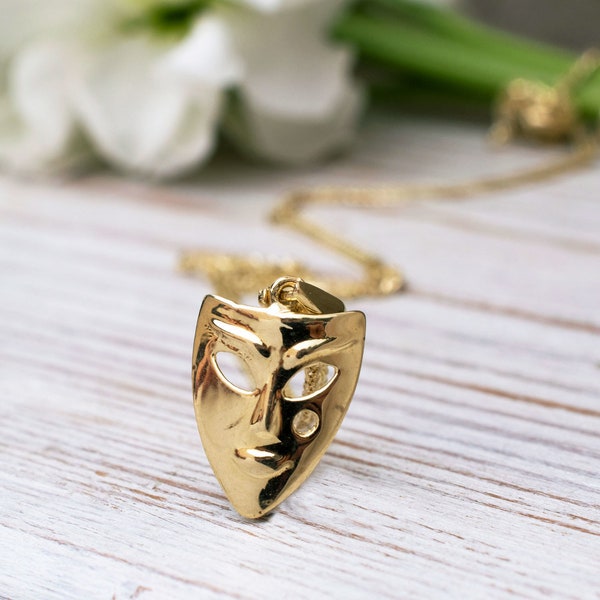African Mask Pendant - Etsy