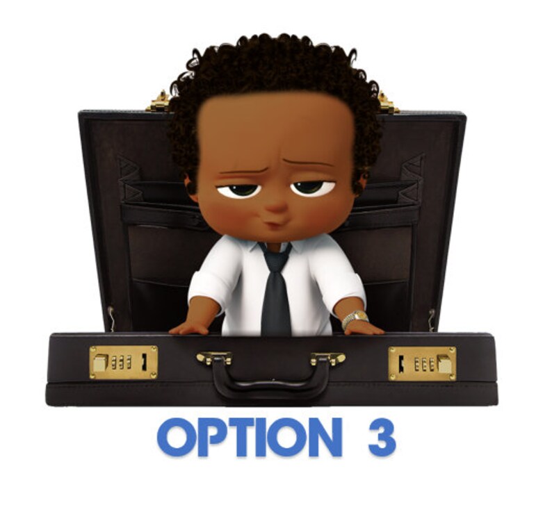 Boss Baby African American custom set Boss Baby Images | Etsy