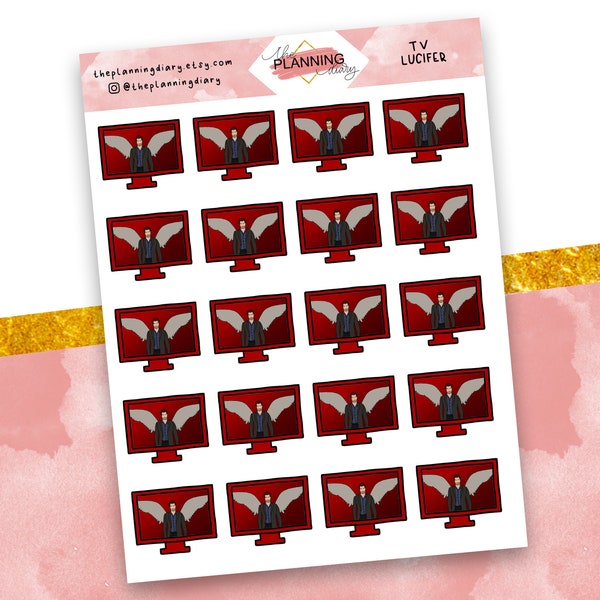 Lucifer Stickers - Etsy
