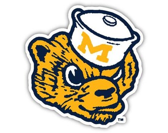 University of Michigan Decal - Etsy