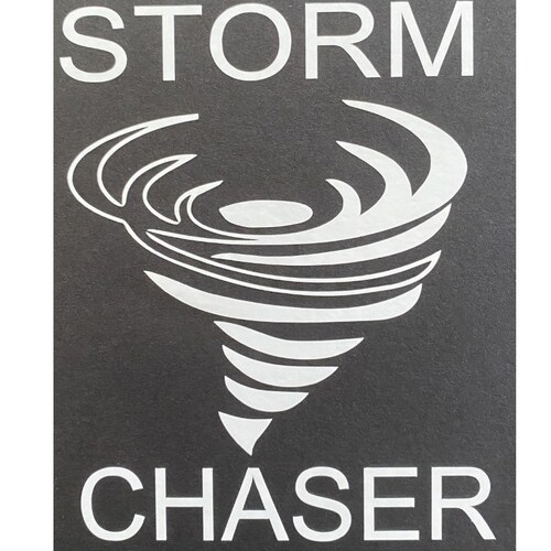 Whirlpool Cyclone Tornado Chaser Decal Sticker / Storm | Etsy