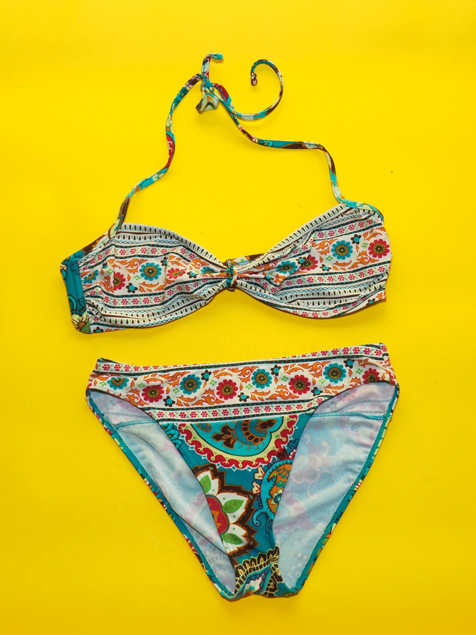 Vintage Two Piece Swimming Suit/ Bathing Suit/ Summer Top/ - Etsy