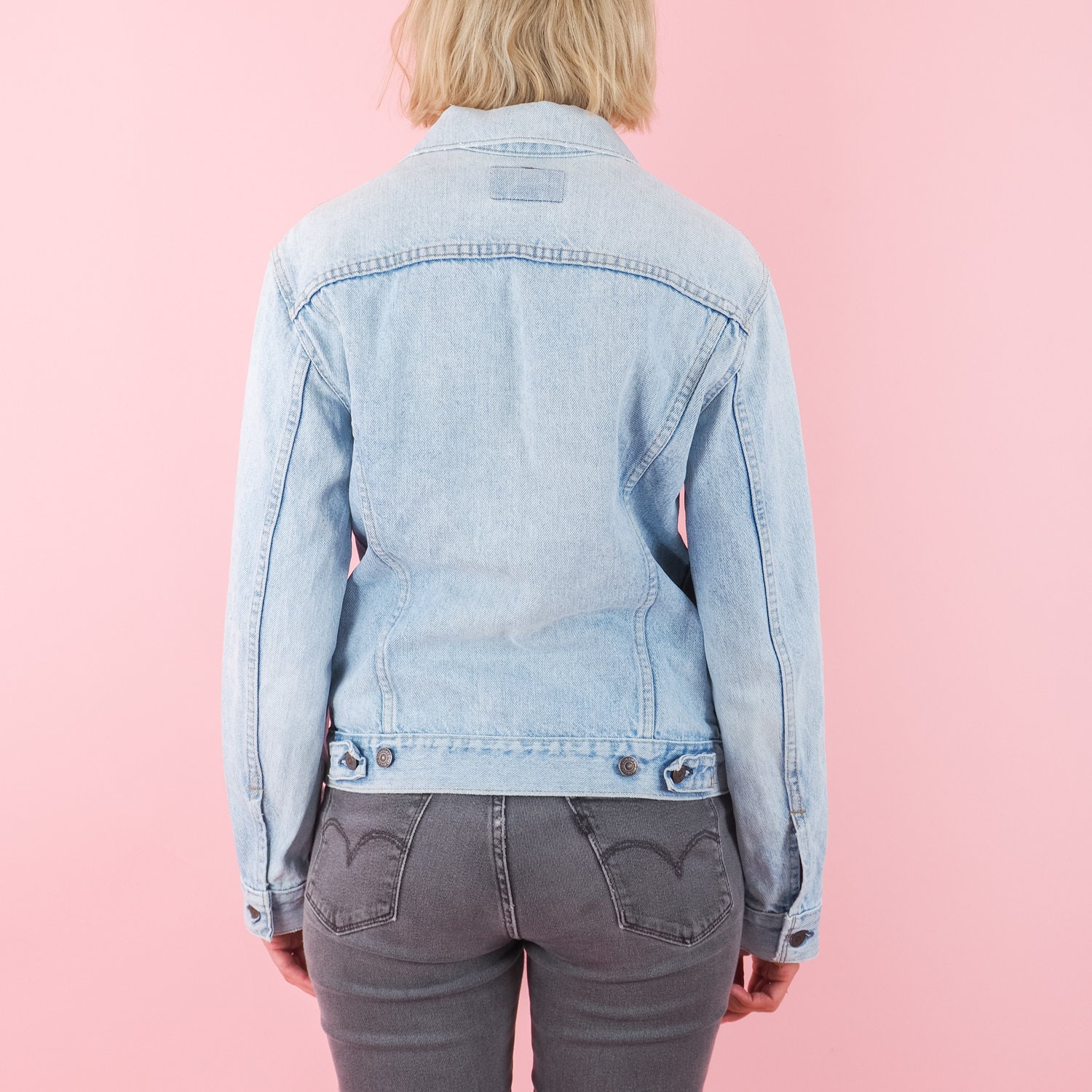 Vintage Levi's Distressed Denim Jacket Made in USA/ - Etsy