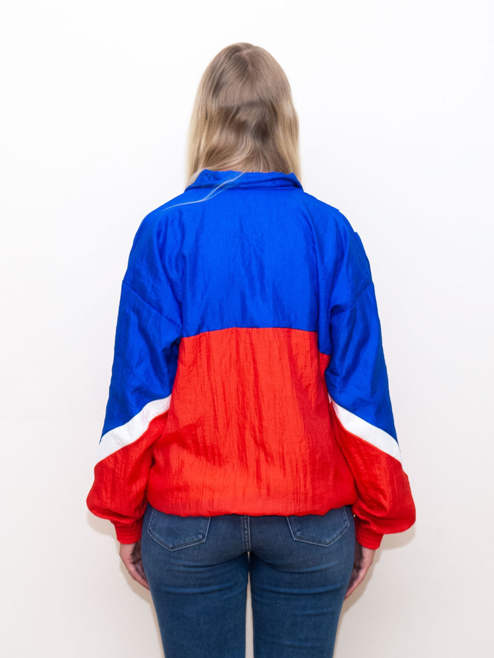 Vintage Colour Block Windbreaker/ California Jacket/ Vintage | Etsy