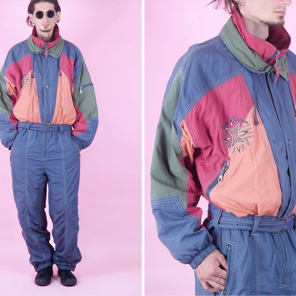 Retro Ski Suit - Etsy